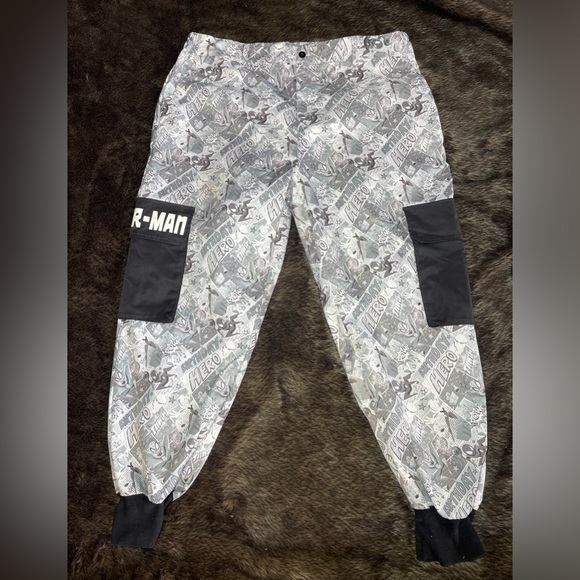Zaful | Pants | Marvel Spiderman Cargo Joggers Xxl | Poshmark